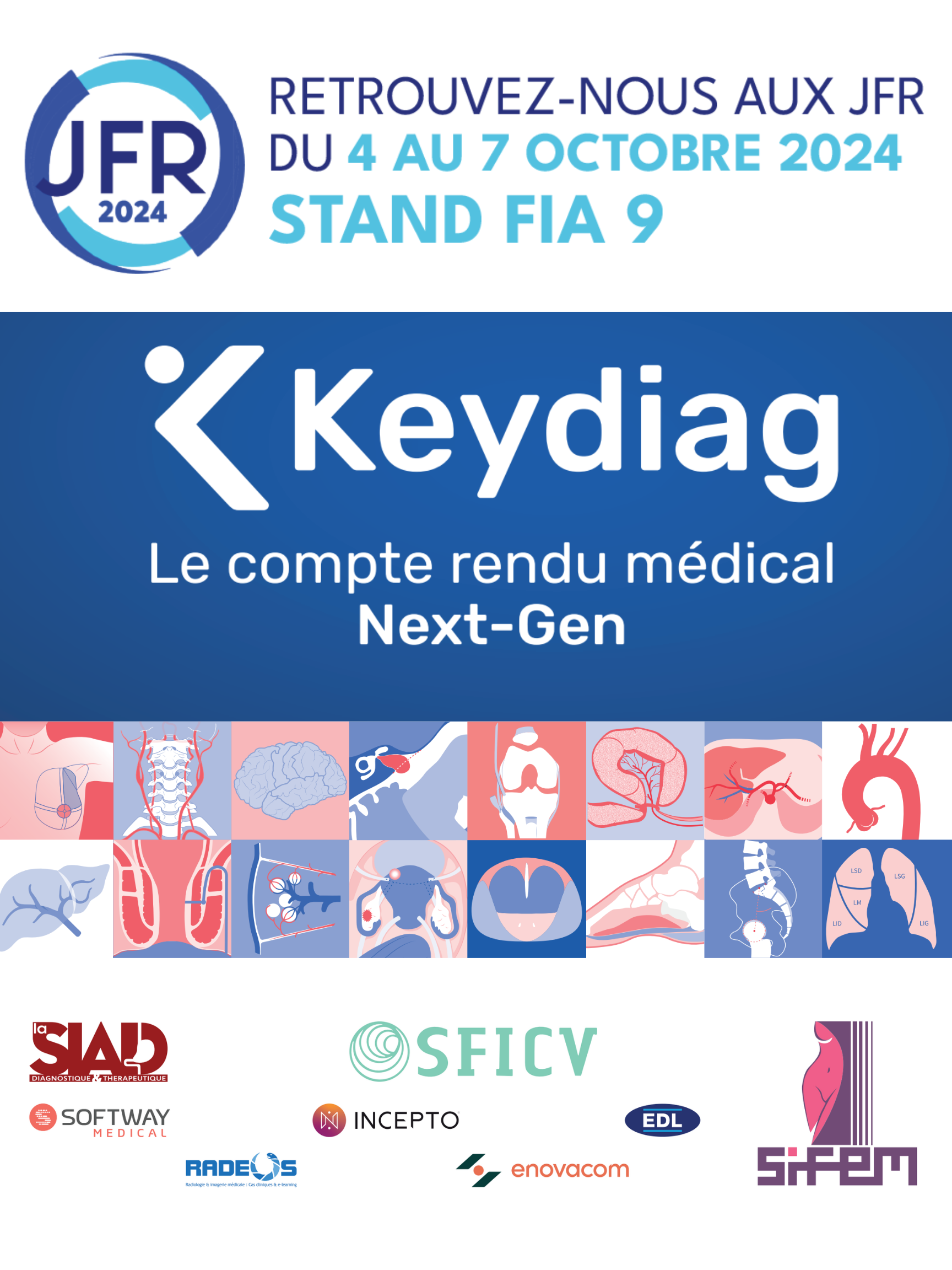 Découvrez Keydiag aux JFR 2024 - Stand FIA9 - 4-7 octobre 2024